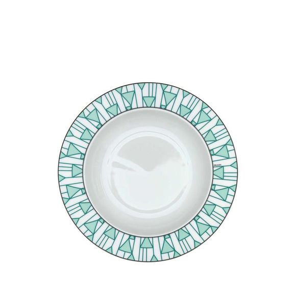 Prada | Accessories | Prada Embellished Porcelain Soup Plates Set ...
